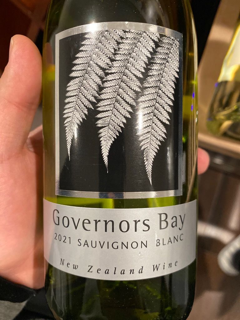 2021 Governors Bay Sauvignon Blanc, New Zealand, South Island ...