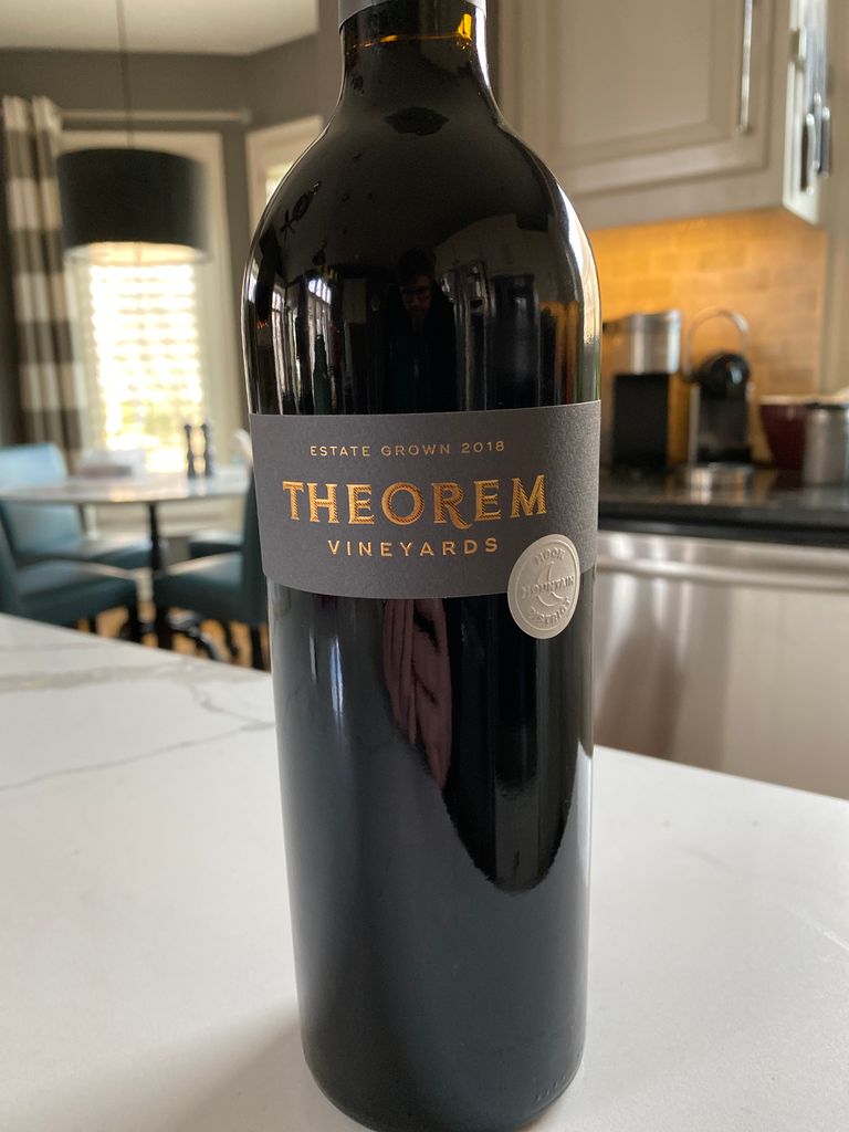 2018 Theorem Vineyards Cabernet Sauvignon Moon Mountain, USA ...