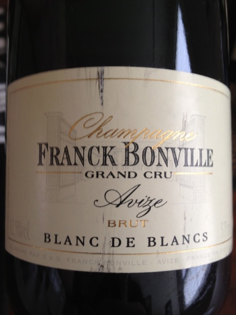 NV Franck Bonville Champagne Grand Cru Blanc de Blancs Brut, France ...