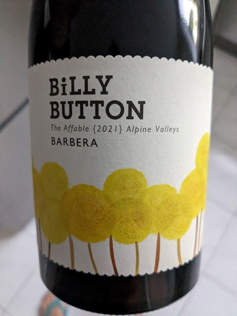 2023 Billy Button Barbera The Affable, Australia, Victoria, North East ...