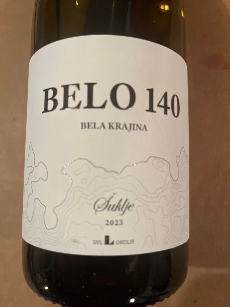 2023 Šuklje Belo 140, Slovenia, Posavje, Bela Krajina - CellarTracker