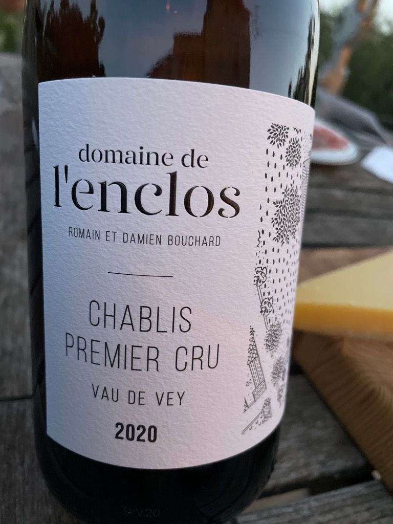 2021 Domaine de l'Enclos Chablis 1er Cru Vau de Vey, France, Burgundy ...