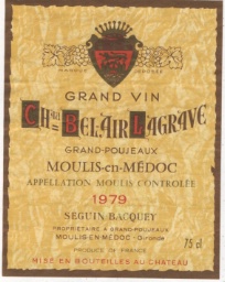 1979 Château Bel-Air Lagrave, France, Bordeaux, Médoc, Moulis en Médoc - CellarTracker