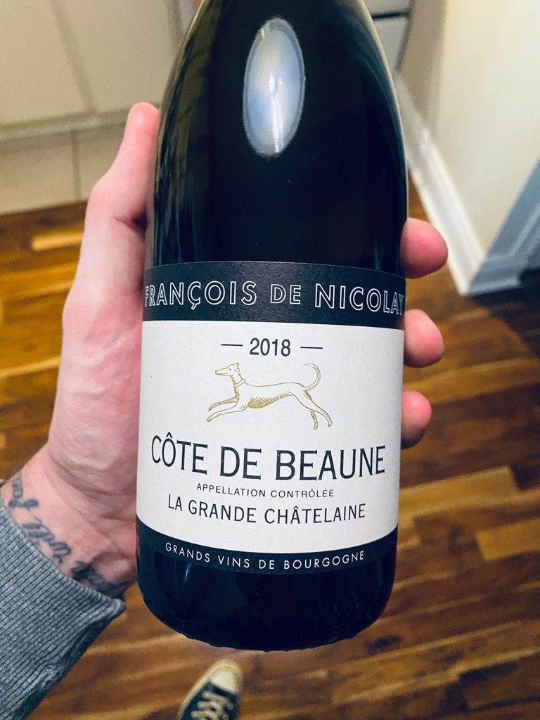 2018 Domaine François de Nicolay Côte de Beaune La Grande Chatelaine ...