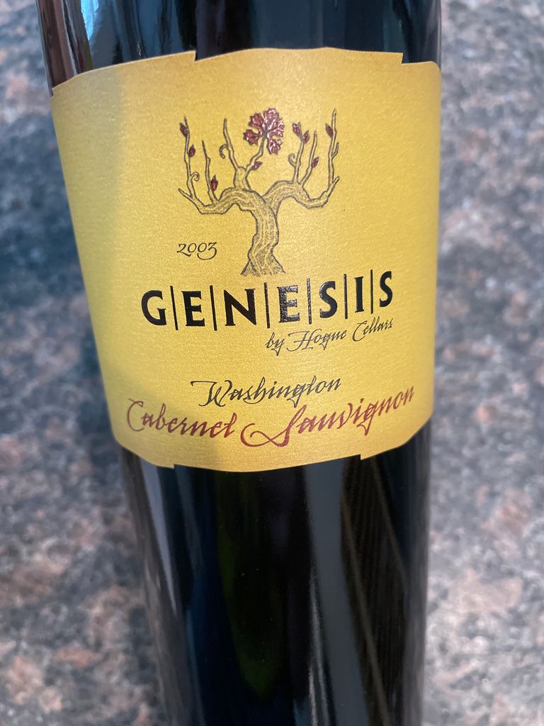 2003 Hogue Cellars Cabernet Sauvignon Genesis, USA, Washington ...