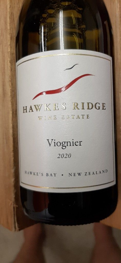 2022 Hawkes Ridge Viognier, New Zealand, North Island, Hawke's Bay ...
