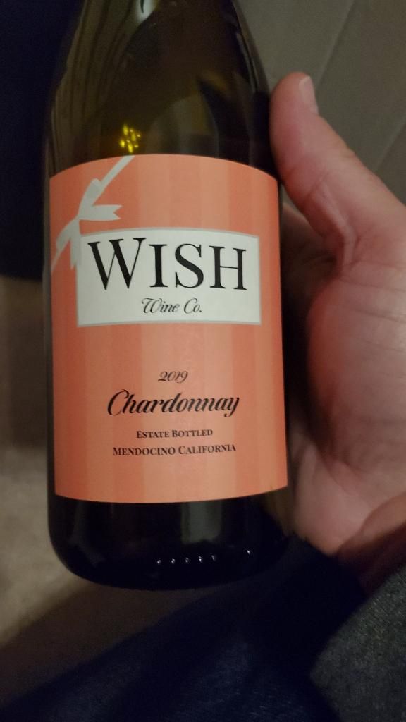2019 Wish Wine Co. Chardonnay, USA, California, North Coast, Mendocino ...
