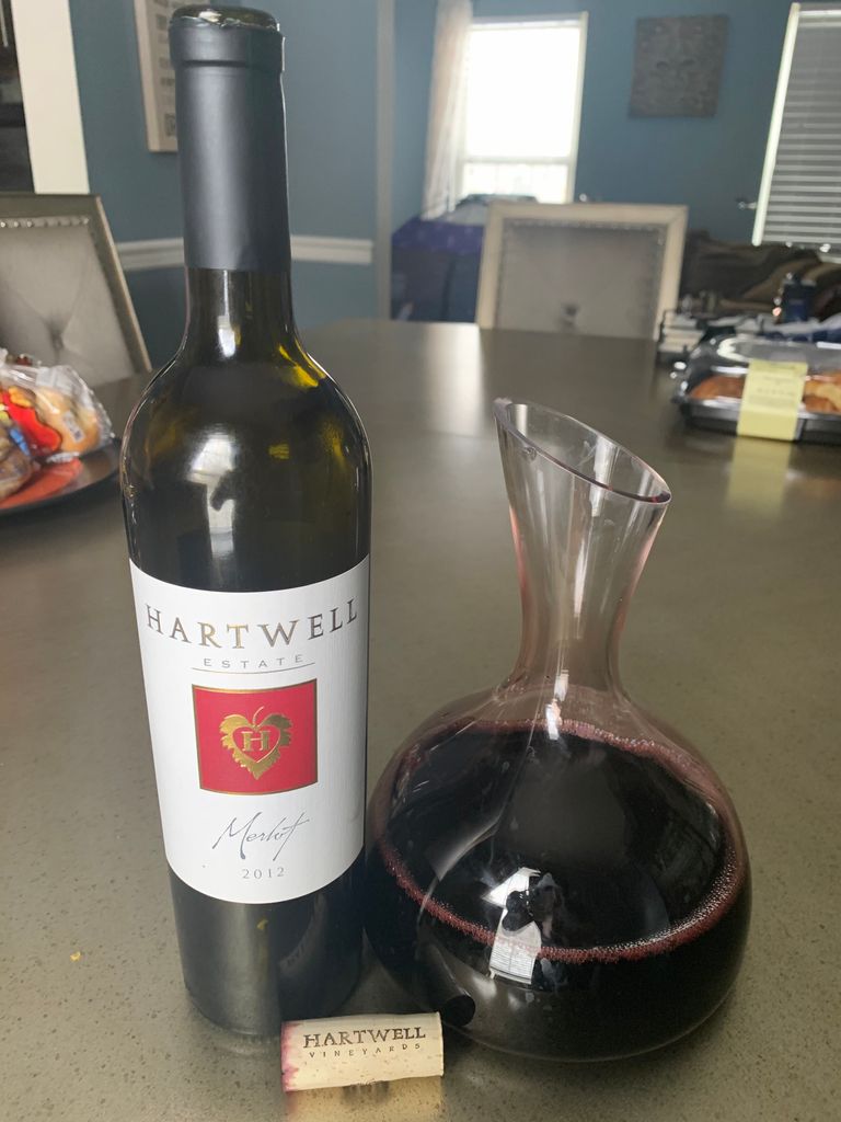 2012 Hartwell Vineyards Merlot, USA, California, Napa Valley, Stags ...