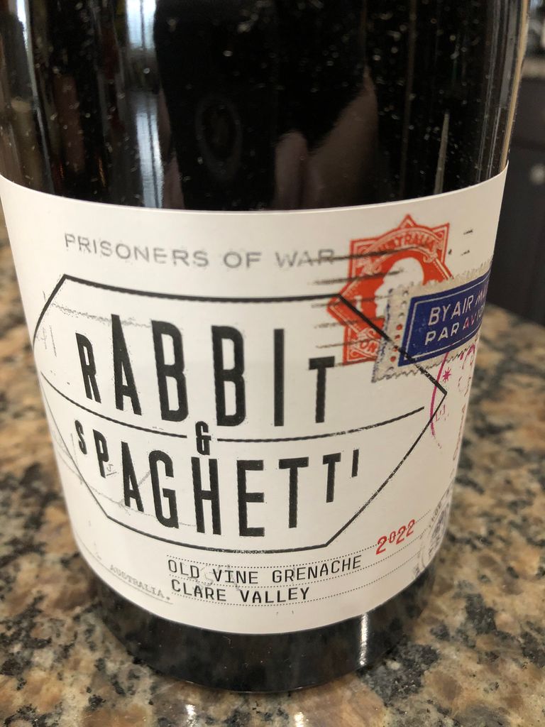 2021 Adam Barton Rabbit & Spaghetti Old Vine Grenache, Australia, South ...