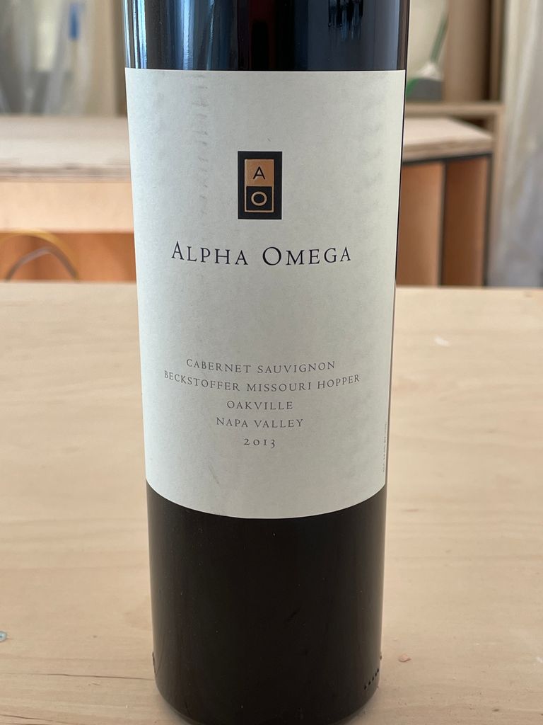 2013 Alpha Omega Cabernet Sauvignon Beckstoffer Missouri Hopper ...