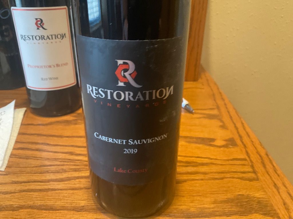 2021 Restoration Vineyards Cabernet Sauvignon, USA, California, North ...