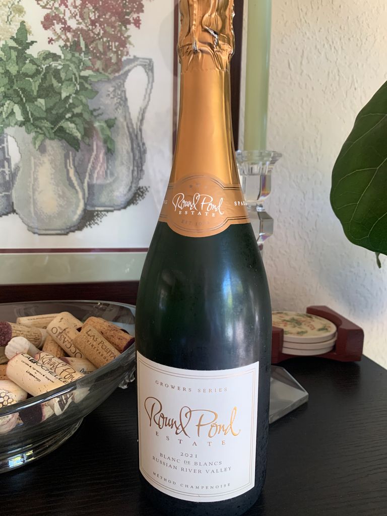 2021 Round Pond Estate Chardonnay Growers Series Blanc de Blancs, USA, California, Sonoma County ...