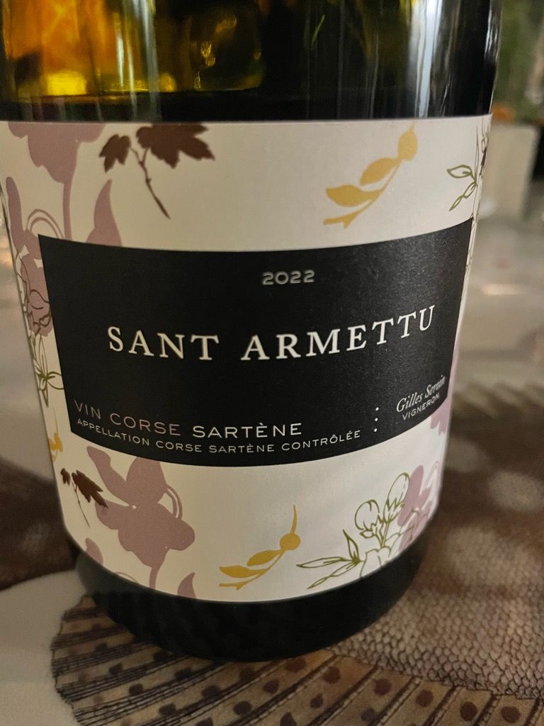 2022 Sant Armettu Vin de Corse Sartene Blanc, France, Corsica, Vin de ...