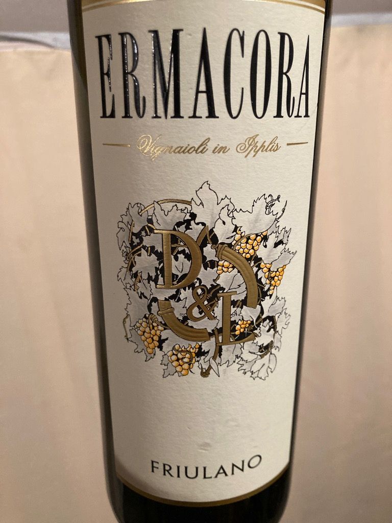 2021 Ermacora Friuli Colli Orientali Friulano, Italy, Friuli-Venezia ...