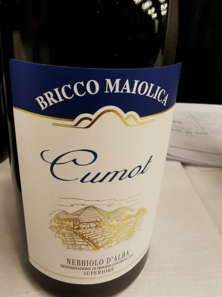 2017 Bricco Maiolica Nebbiolo d'Alba Superiore Cumot, Italy, Piedmont ...
