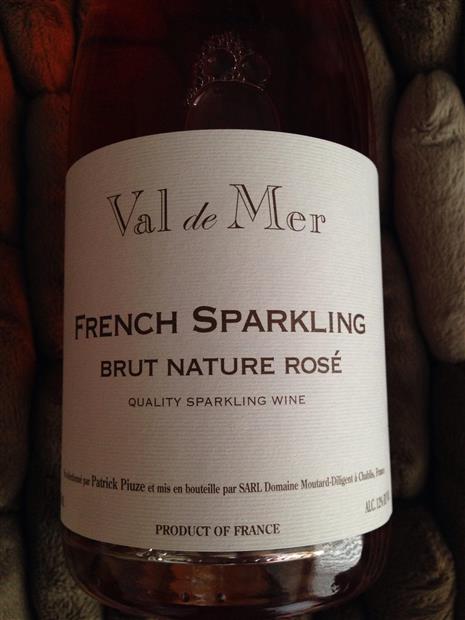 NV Patrick Piuze Crémant de Bourgogne Val de Mer Brut Natural Rosé ...