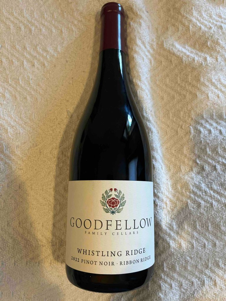 2023 Goodfellow Family Cellars Pinot Noir Whistling Ridge Vineyard, USA ...