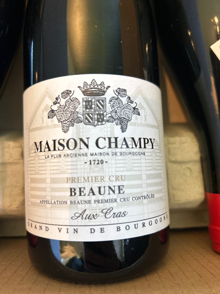 2022 Maison Champy Beaune 1er Cru Les Cras, France, Burgundy, Côte de Beaune, Beaune 1er Cru ...