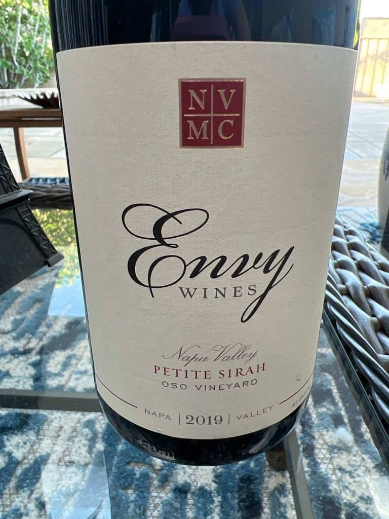 2019 Envy Wines Petite Sirah Oso Vineyard, USA, California, Napa Valley ...