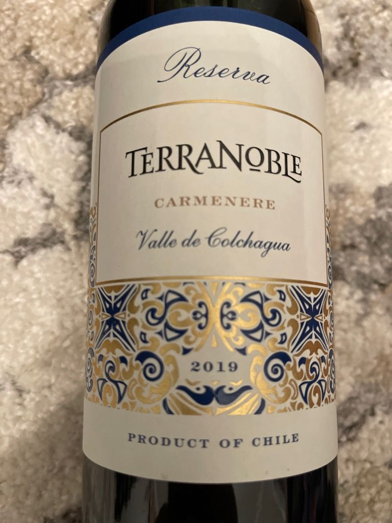 2020 TerraNoble Carménère Reserva, Chile, Rapel Valley, Colchagua Valley - CellarTracker