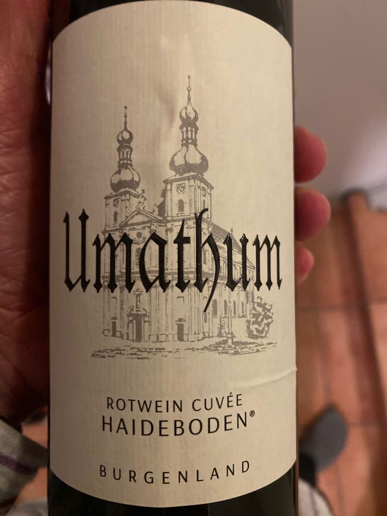 2020 Umathum Haideboden, Austria, Burgenland, Neusiedlersee - CellarTracker