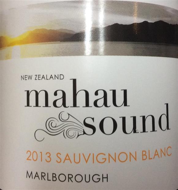 2013 Mahau Sound Sauvignon Blanc, New Zealand, South Island ...