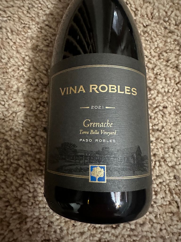 2021 Vina Robles Grenache Terra Bella, USA, California, Central Coast ...