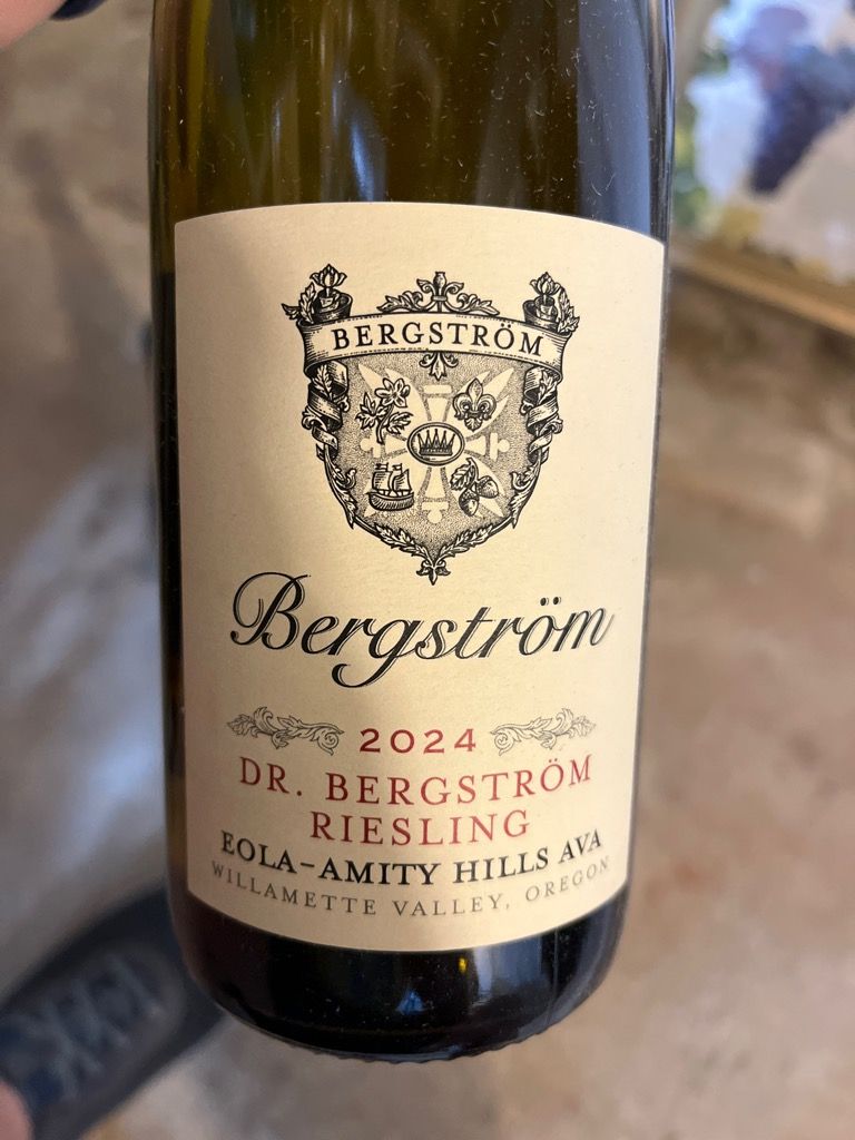 2024 Bergström Riesling Dr. Bergstrom, USA, Oregon, Willamette Valley ...
