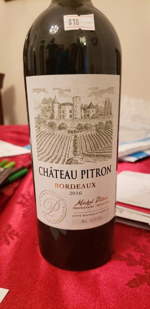 2016 Château Pitron, France, Bordeaux - CellarTracker