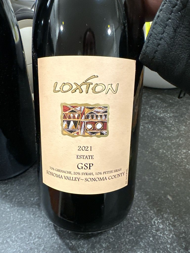 2021 Loxton GSP Loxton Estate Vineyard, USA, California, Sonoma County - CellarTracker