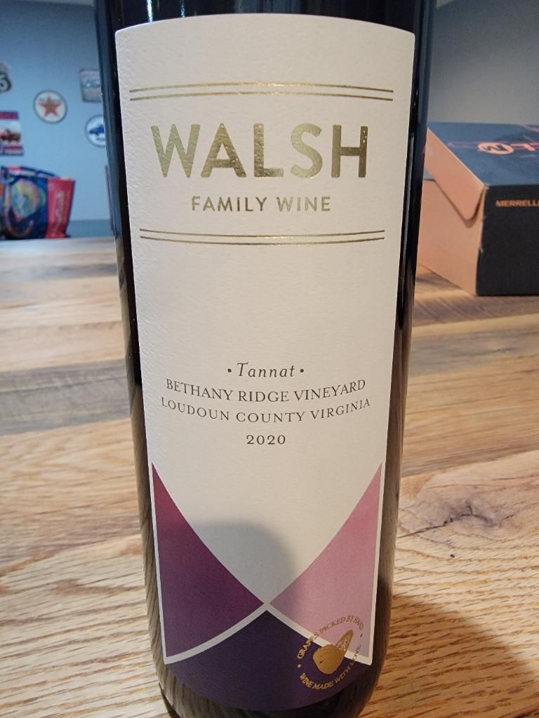 2021 Walsh Family Wine Tannat, USA, Virginia, Northern Virginia ...
