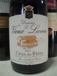 2008 Domaine Le Vieux Lavoir Côtes du Rhône, France, Rhône, Southern ...