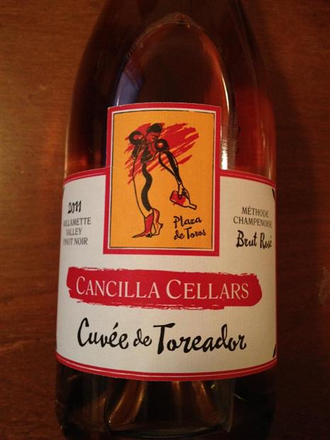 2011 Cancilla Cellars Pinot Noir Cuvée de Toreador Estate, USA, Oregon ...