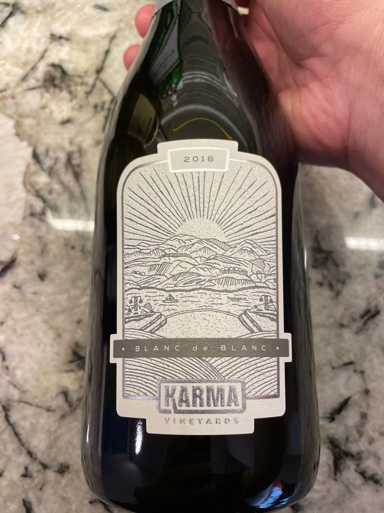 2019 Karma Vineyards Blanc de Blanc, USA, Washington, Columbia Valley ...