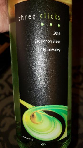 2017 Three Clicks Sauvignon Blanc, USA, California, Napa Valley ...