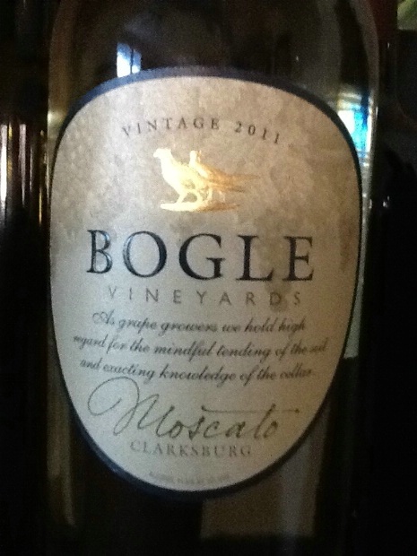 2011 Bogle Vineyards Moscato, USA, California, Central Valley ...