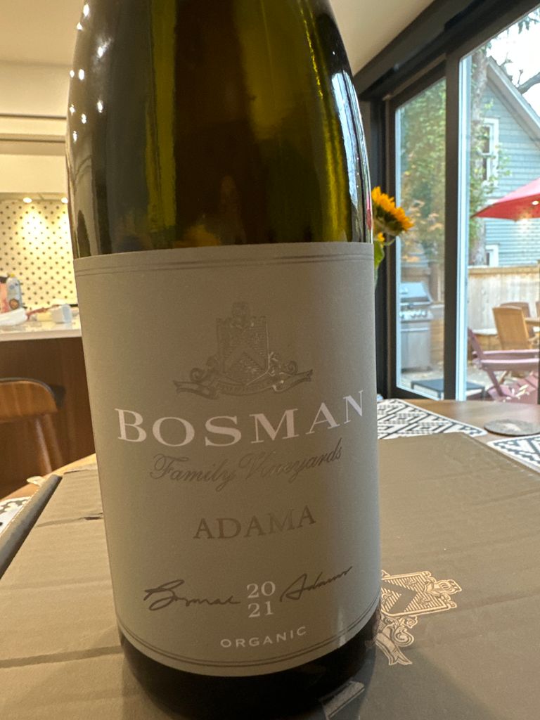 2021 Bosman Family Vineyards Adama White, South Africa, Coastal Region ...