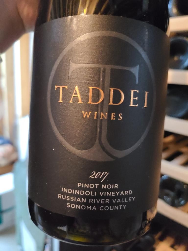 2017 Taddei Wines Pinot Noir Indindoli Vineyard, USA, California ...