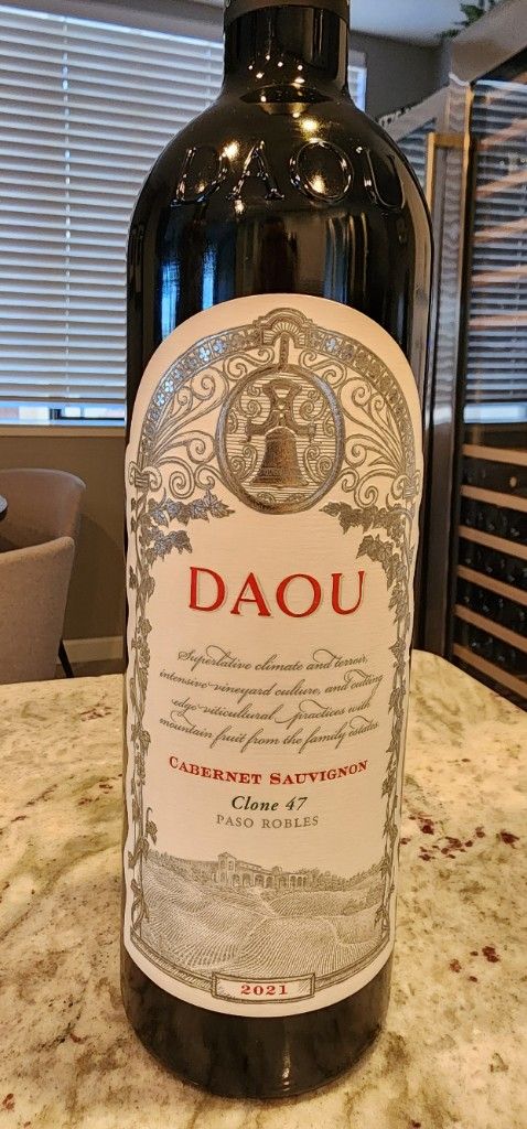 2021 Daou Vineyards Cabernet Sauvignon Estate Clone 47, USA, California ...