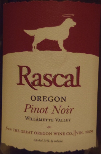 2009 The Great Oregon Wine Company Pinot Noir Rascal, USA, Oregon ...