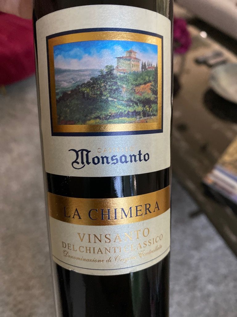 NV Castello di Monsanto Vin Santo del Chianti La Chimera, Italy ...