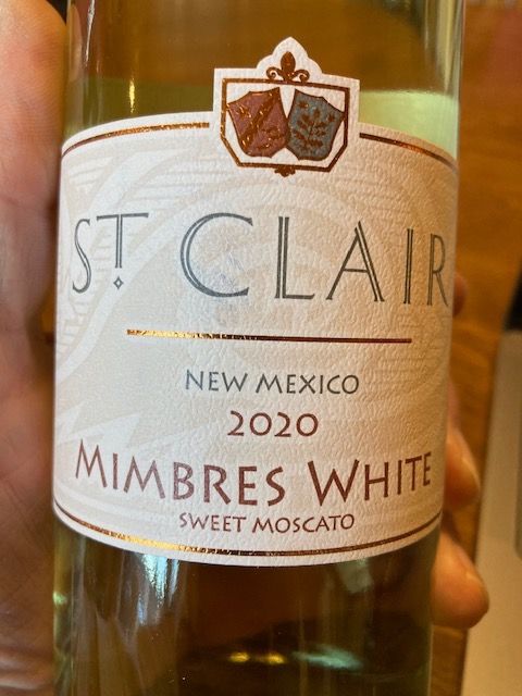 2021 St. Clair Winery Moscato Lescombes Family Vineyard, USA, New ...