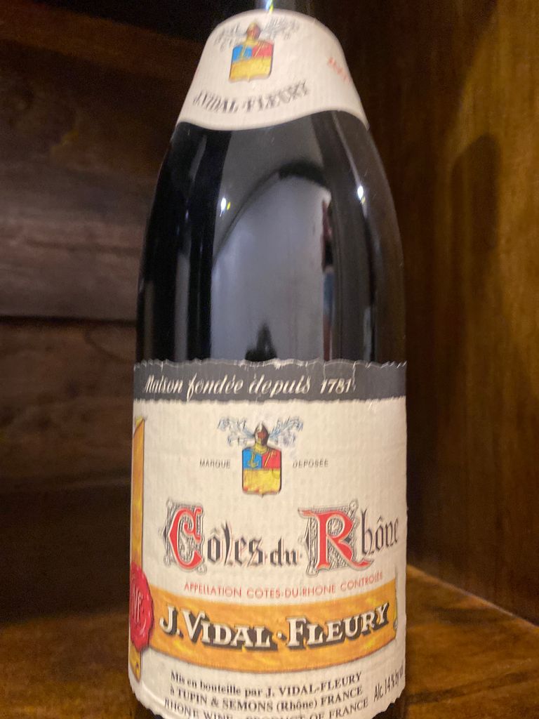 2007 J. Vidal-Fleury Côtes du Rhône, France, Rhône, Southern Rhône ...