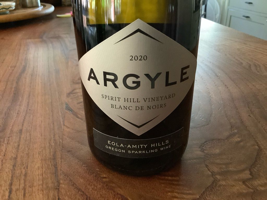 2020 Argyle Blanc de Noirs Spirit Hill Vineyard, USA, Oregon, Willamette Valley, Eola - Amity ...