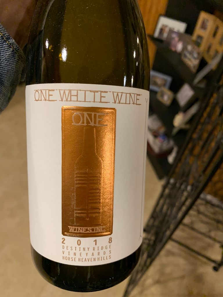 2020 One Wines Inc. Destiny Ridge Vineyard, USA, Washington, Columbia ...