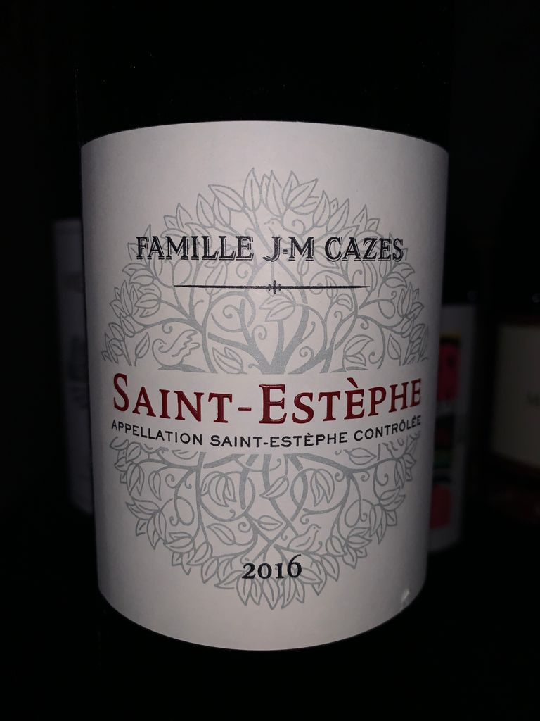 2016 Famille JM Cazes St. Estèphe, France, Bordeaux, Médoc, St. Estèphe ...