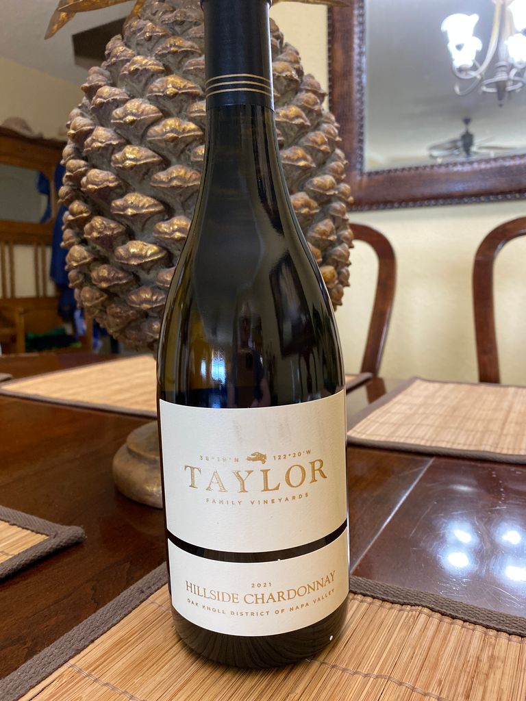2021 Taylor Family Vineyards Chardonnay Hillside, USA, California, Napa ...