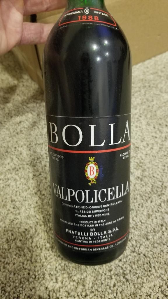 1988 Bolla Ripasso della Valpolicella Classico Superiore, Italy, Veneto ...
