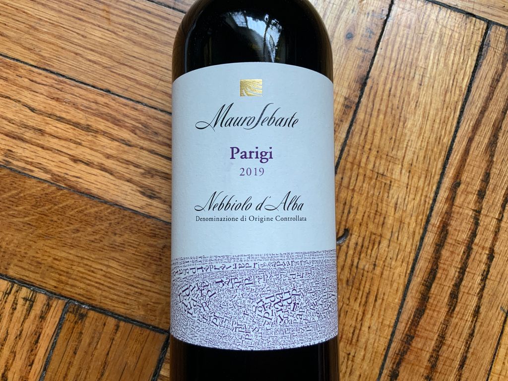 2019 Mauro Sebaste Nebbiolo d'Alba Parigi, Italy, Piedmont, Alba ...