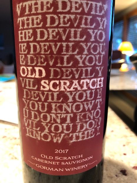 2017 Gorman Winery Cabernet Sauvignon Old Scratch, USA, Washington ...